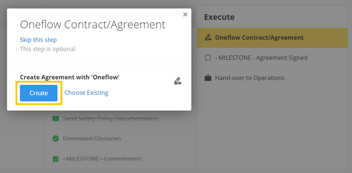 Membrain Help Center - Integrations - Working with the Oneflow Integration
