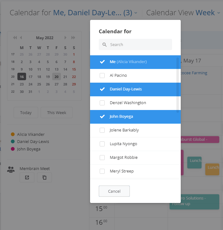 Membrain Help Center - CRM - Membrain Meet