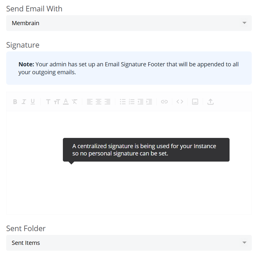 Membrain Help Center - CRM - Creating an email signature