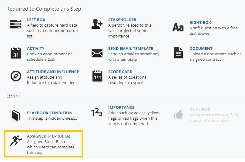 Membrain Help Center - Process Tools - Assigned Step
