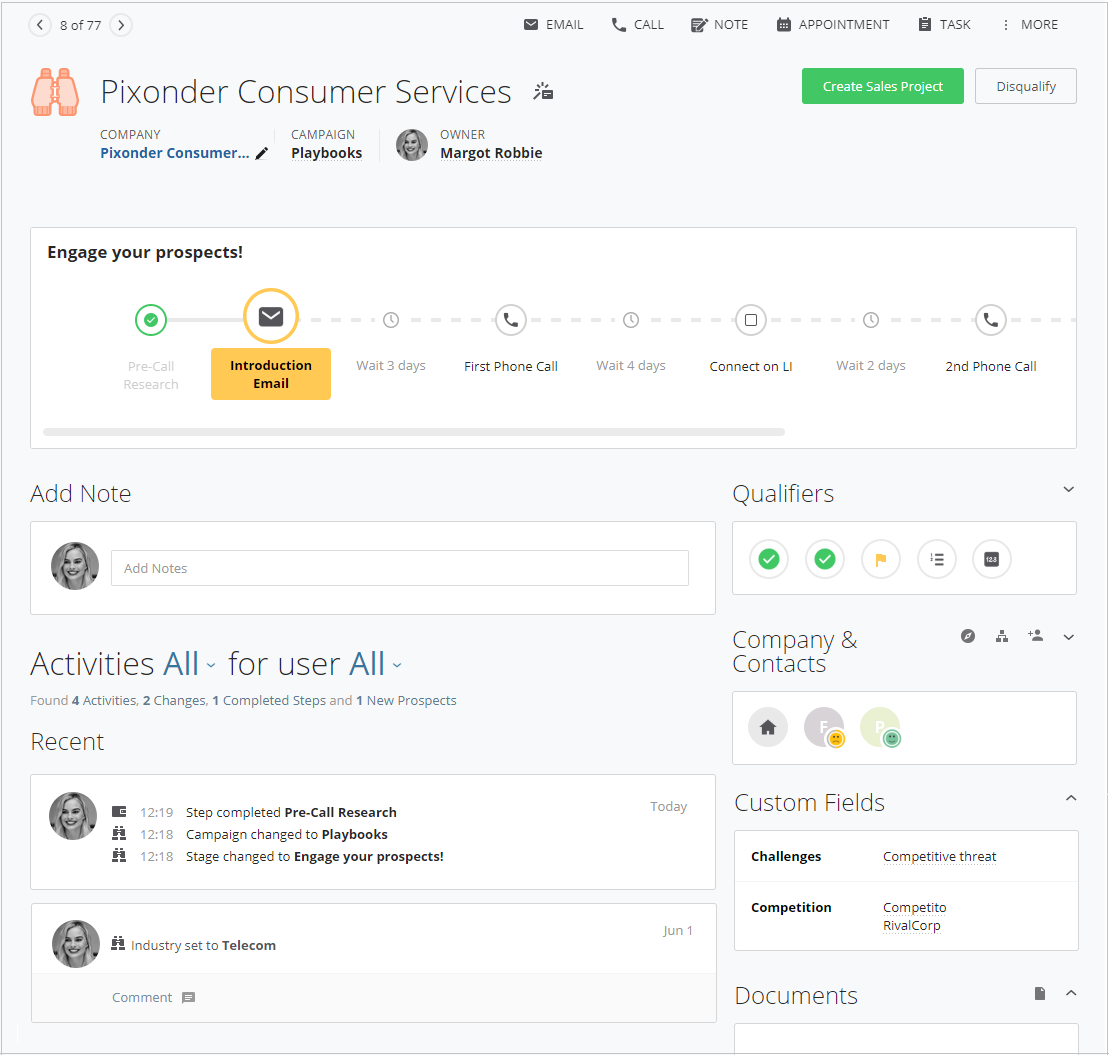 This is: Prospecting Engagement Playbooks