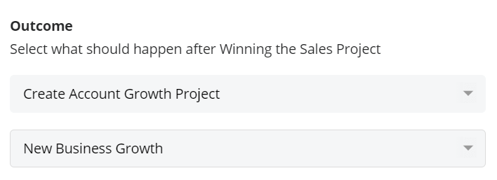 Control Your Unique Workflows With Customizable Outcomes for Sales Projects