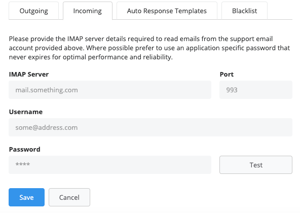 Membrain Help Center - Tickets - Ticket Email Setup