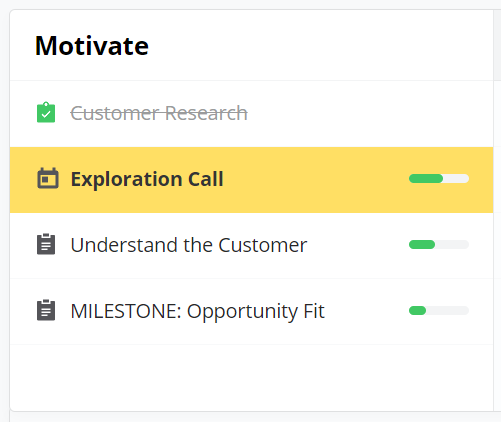 Fuel Motivation with Progress Bars for Steps